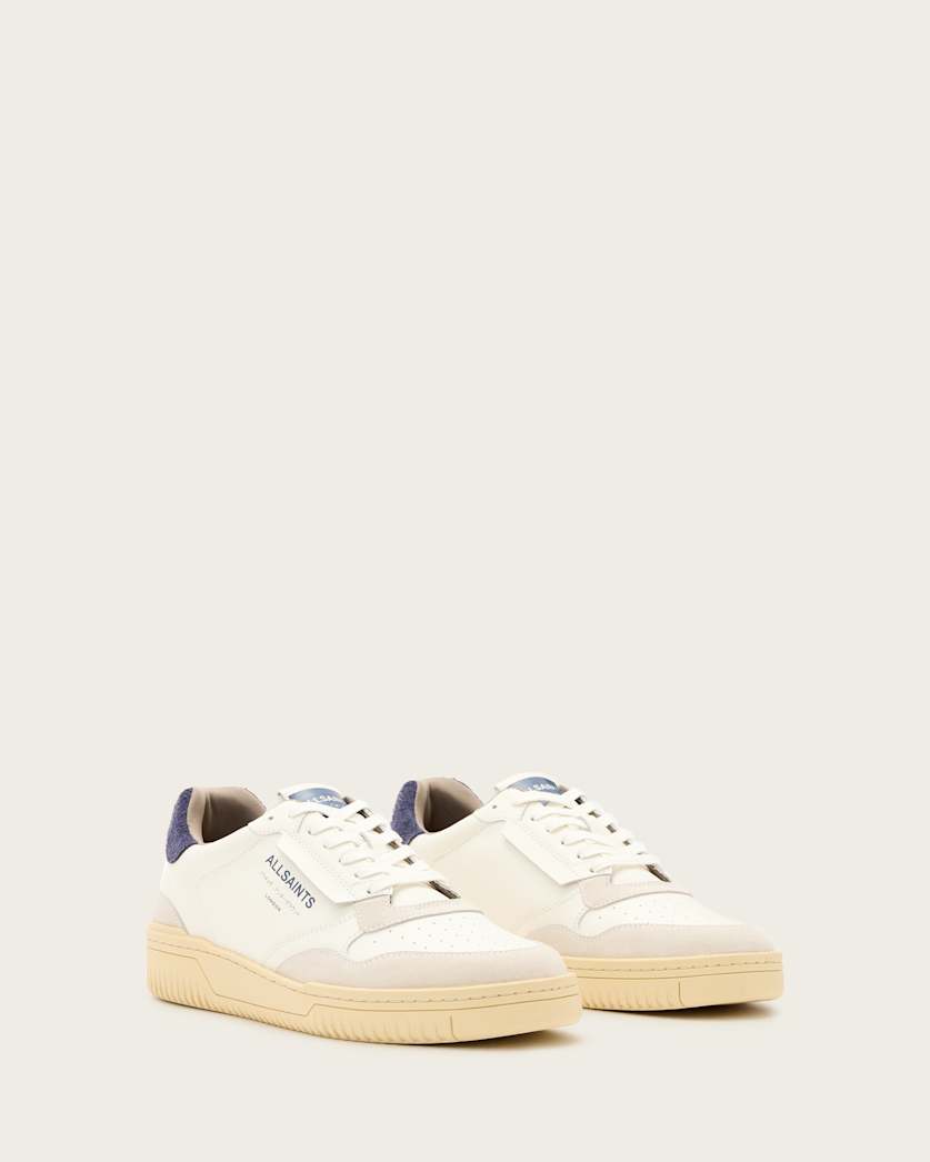 Regan Low Top Trainers White/Blue | ALLSAINTS